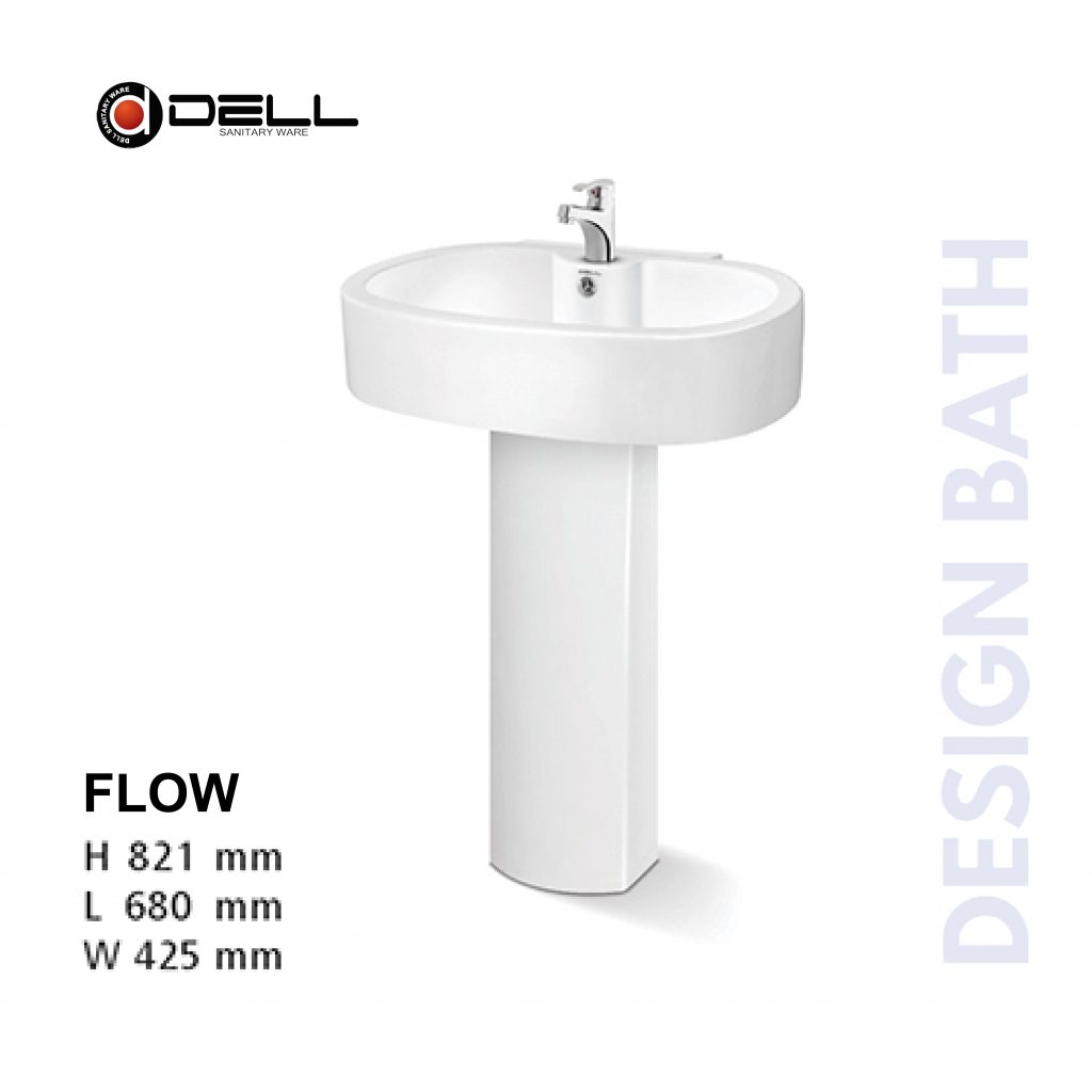 DELL FLOW BASIN PEDESTAL - Design Bath