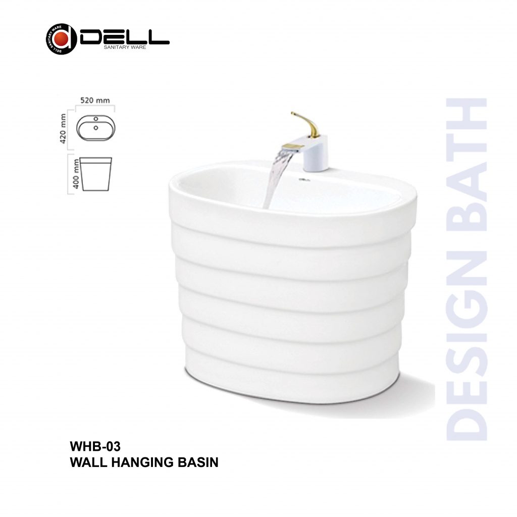 WALL HANGING BASIN 03 - Design Bath