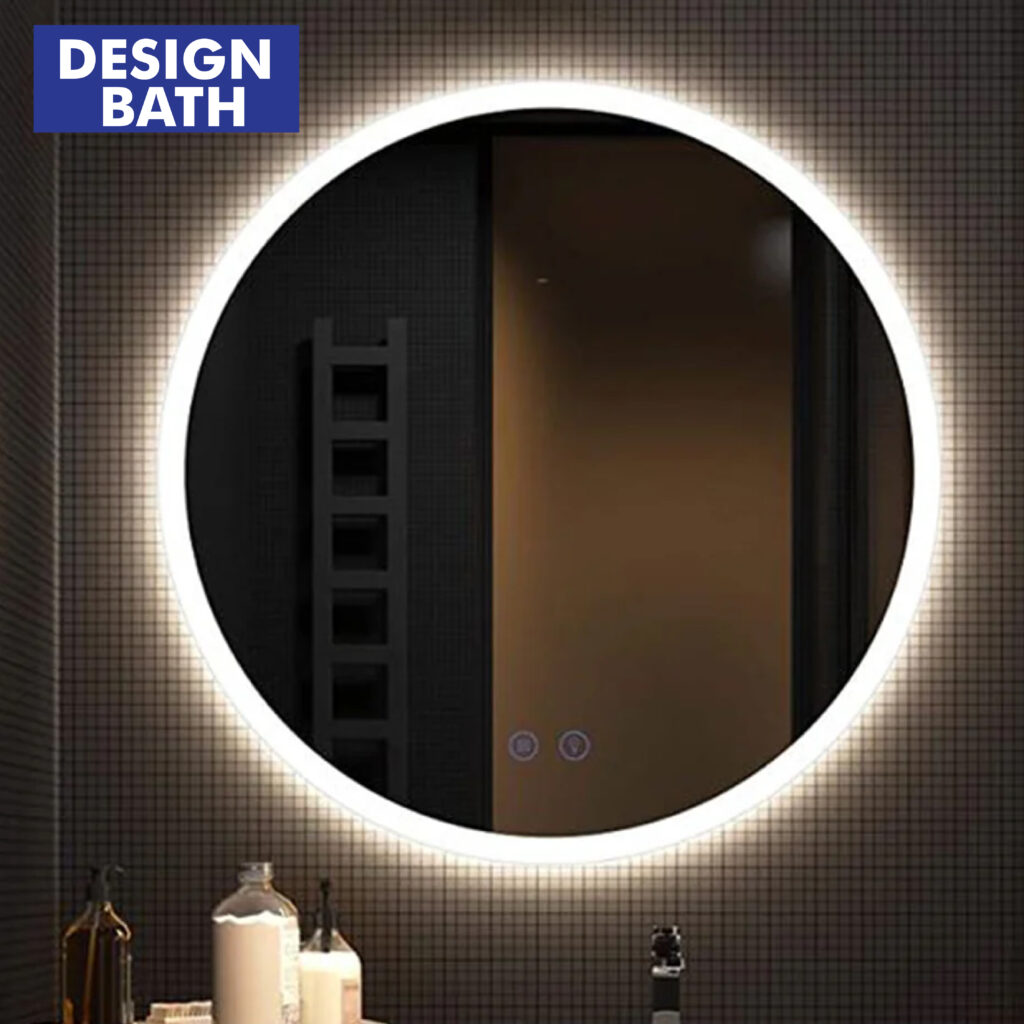 Smart Round Touch LED Mirror - Design Bath
